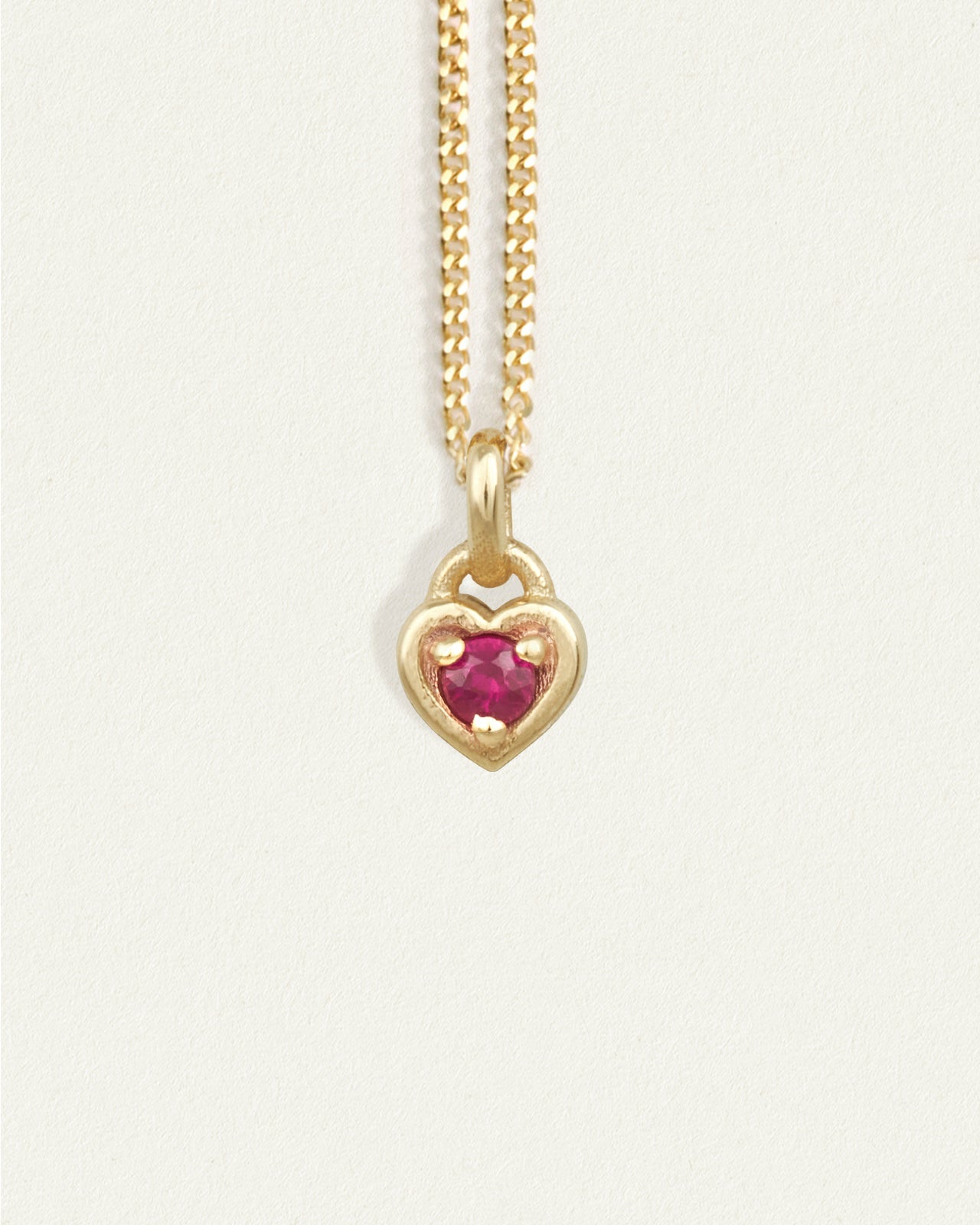 Eos Necklace Ruby Solid Gold – Temple of the Sun Jewellery