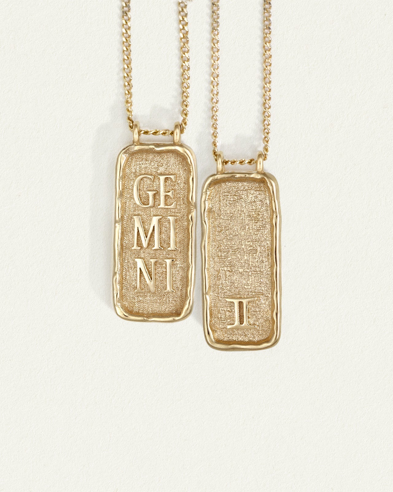 Gemini Necklace Solid Gold – Temple of the Sun Jewellery