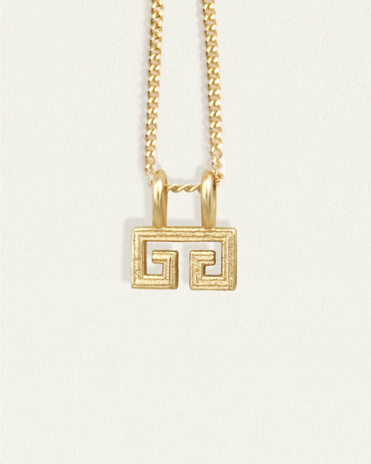 Greek Key Necklace Solid Gold – Temple of the Sun Jewellery
