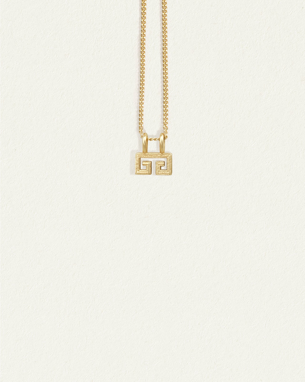 Greek Key Necklace Solid Gold – Temple of the Sun Jewellery