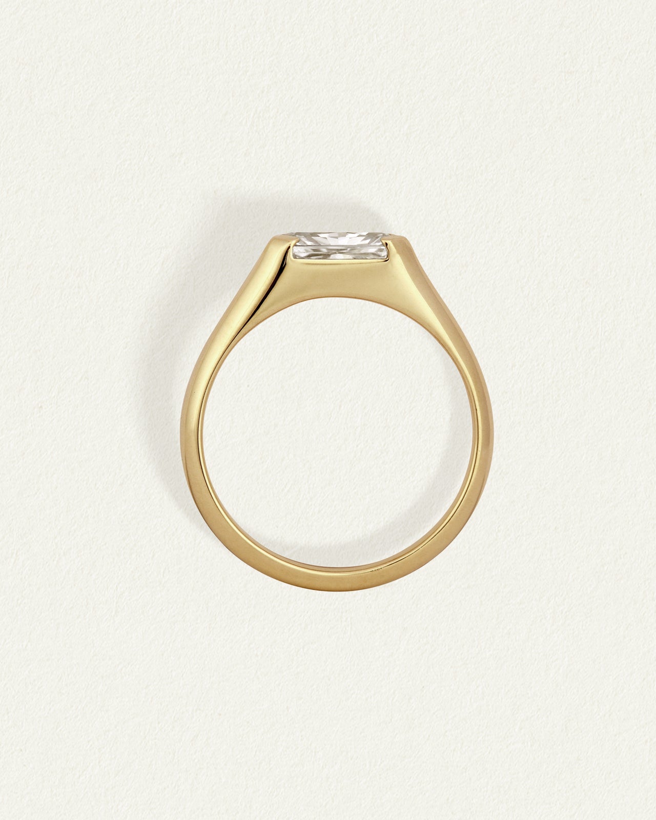 Lucca Ring Diamond Solid Gold – Temple of the Sun Jewellery