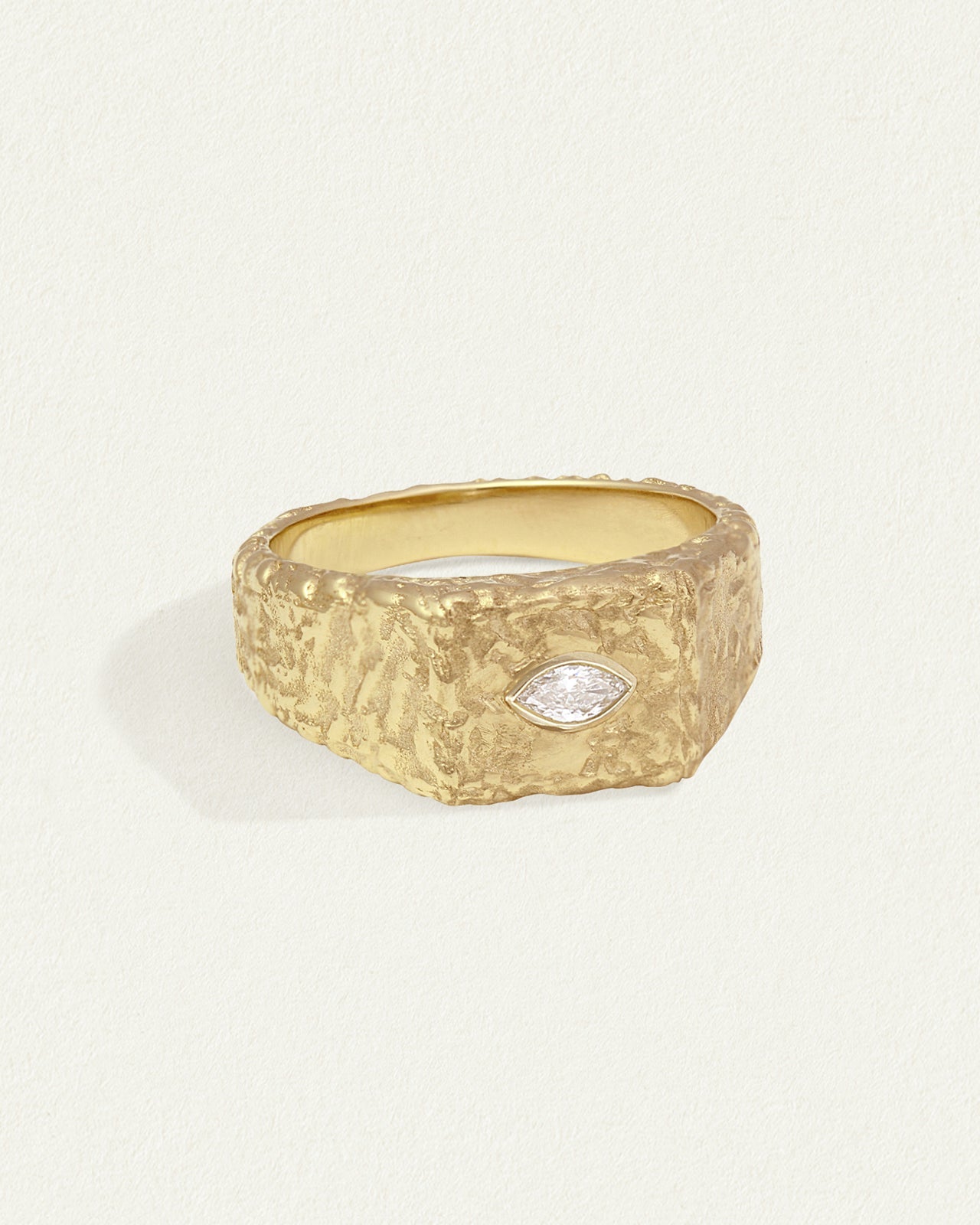 Malta Ring Diamond Solid Gold – Temple of the Sun Jewellery