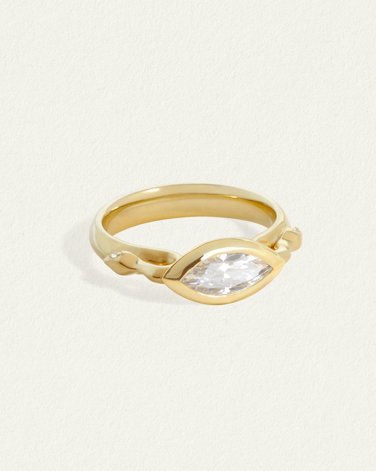 Juno Ring Diamond Solid Gold – Temple of the Sun Jewellery