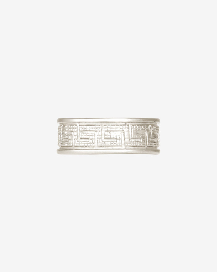 Meander Ring Silver
