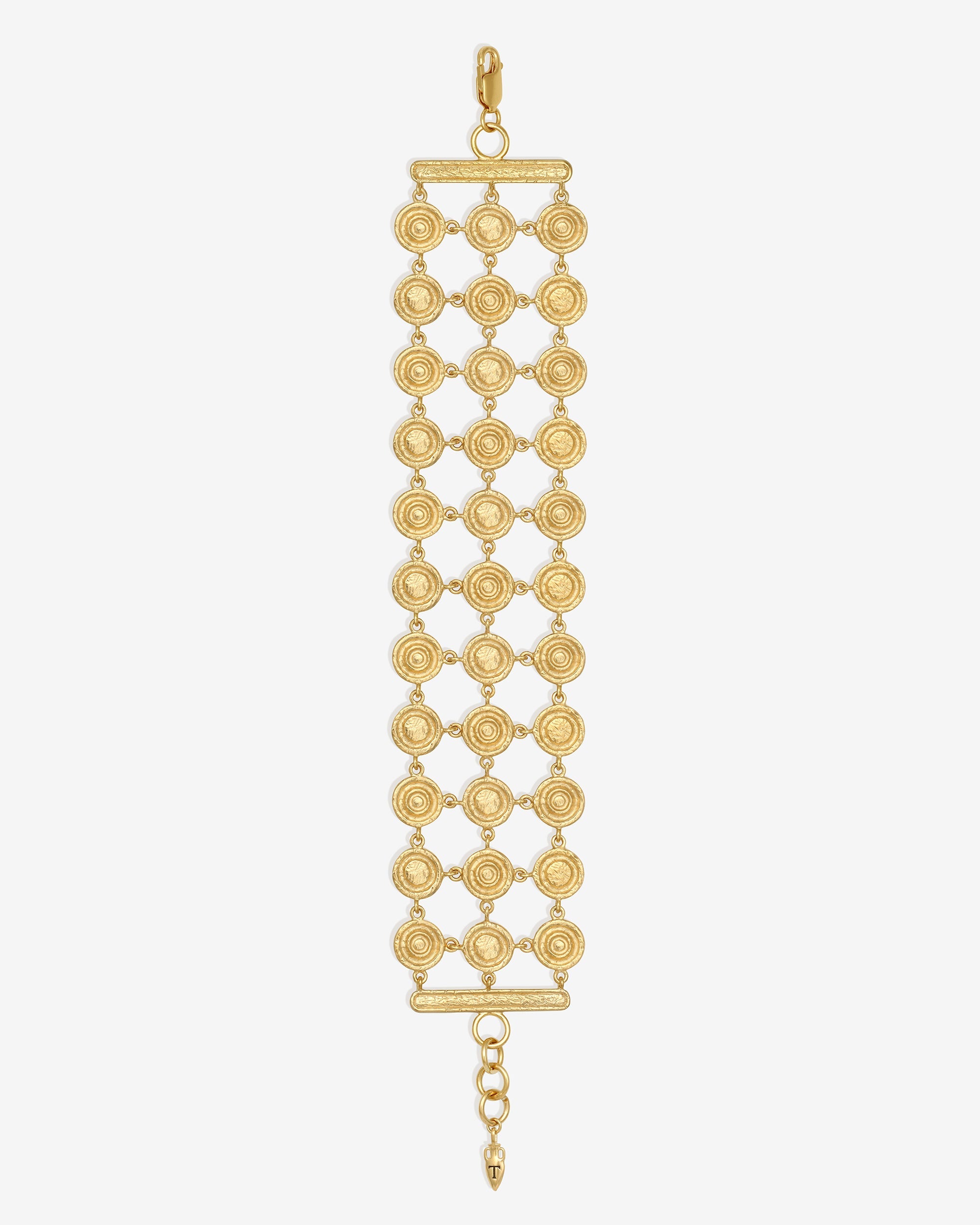 Reign Coin Bracelet Gold Vermeil