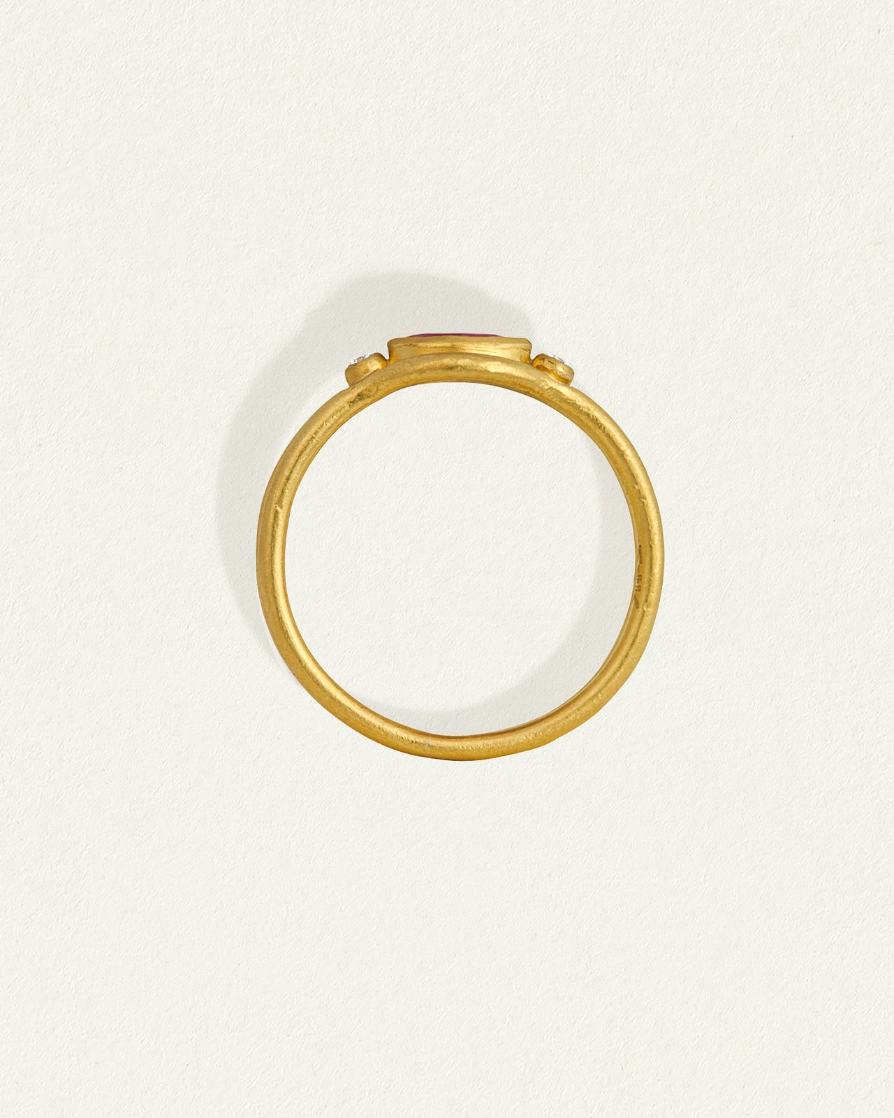 Reign Ring Ruby Diamond Solid Gold – Temple of the Sun Jewellery