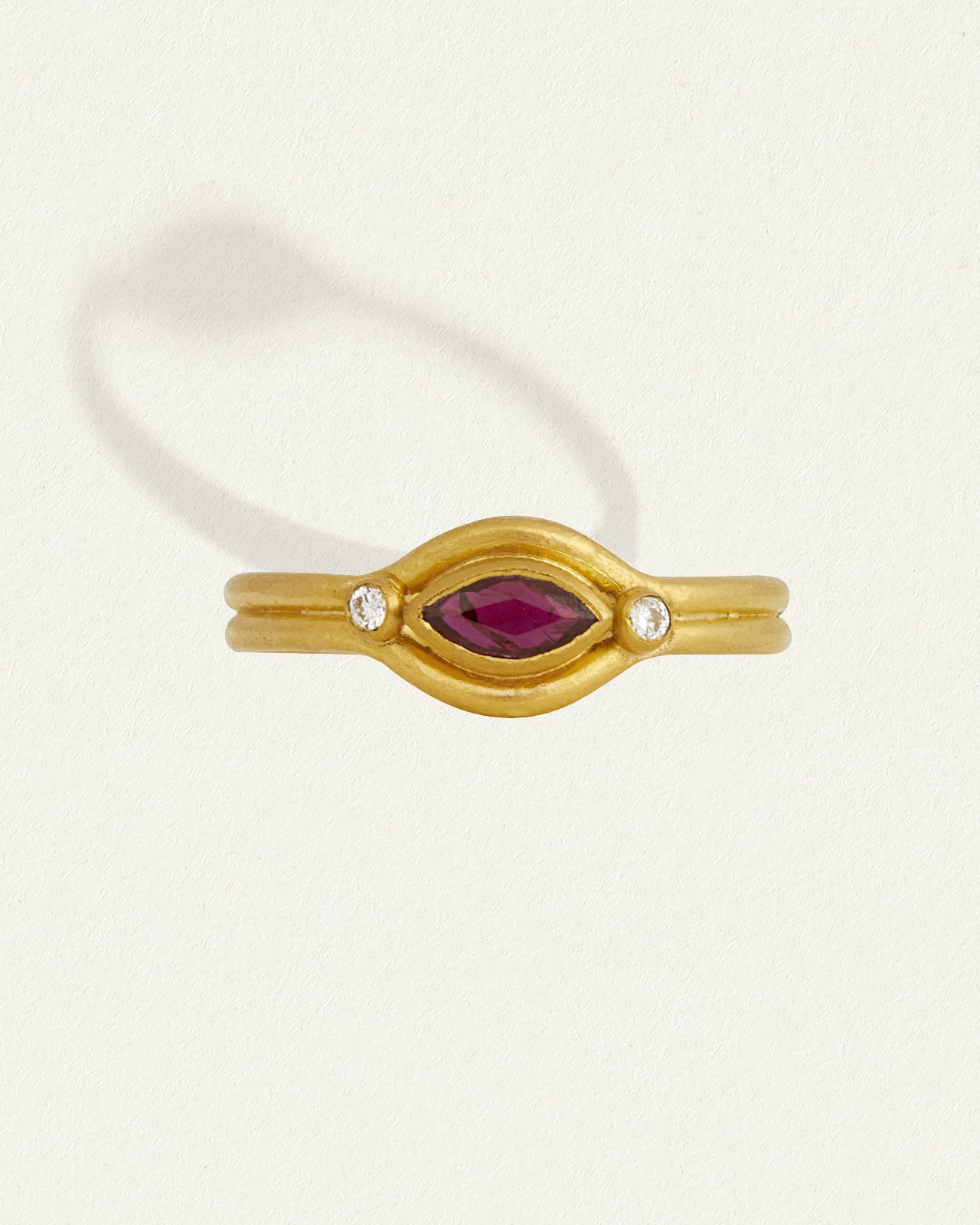 Reign Ring Ruby Diamond Solid Gold – Temple of the Sun Jewellery