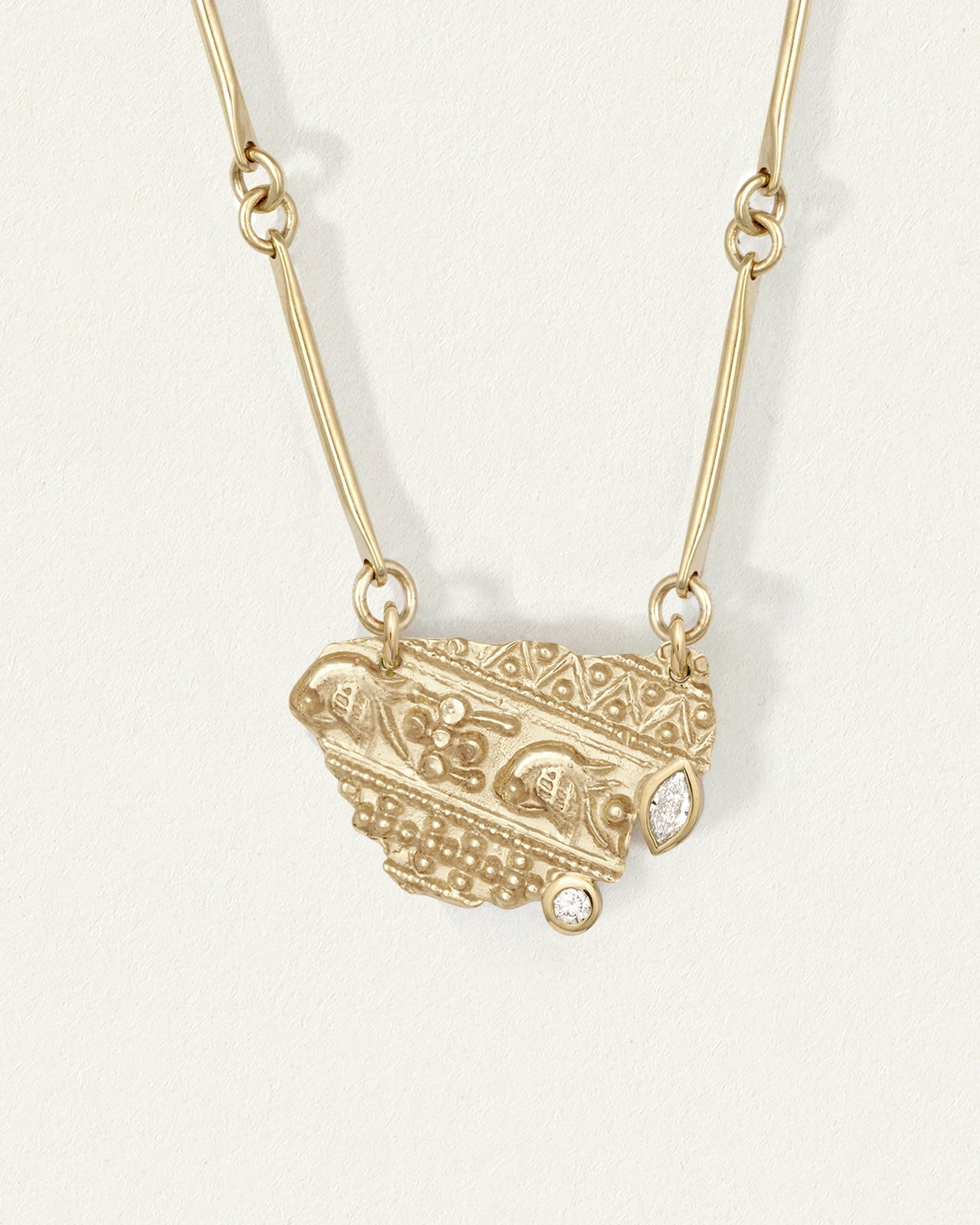 Relic XV Necklace Diamond Solid Gold – Temple of the Sun Jewellery