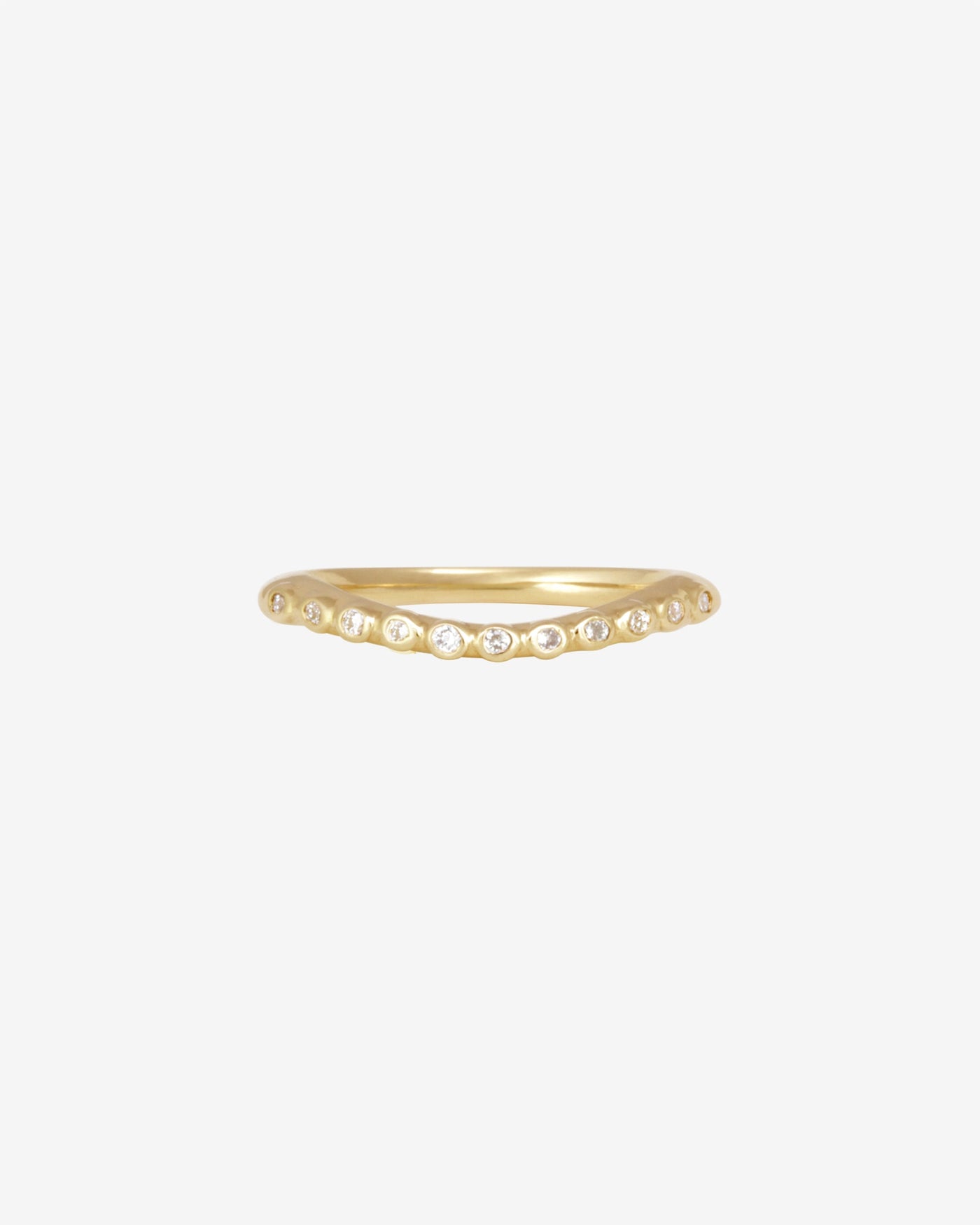 Saba Arch Ring Diamond Solid Gold – Temple of the Sun Jewellery