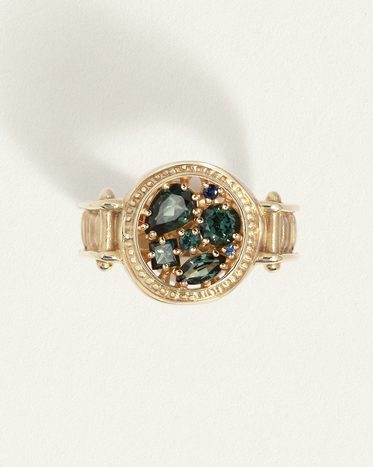 Asteria Ring Sapphire Solid Gold – Temple of the Sun Jewellery