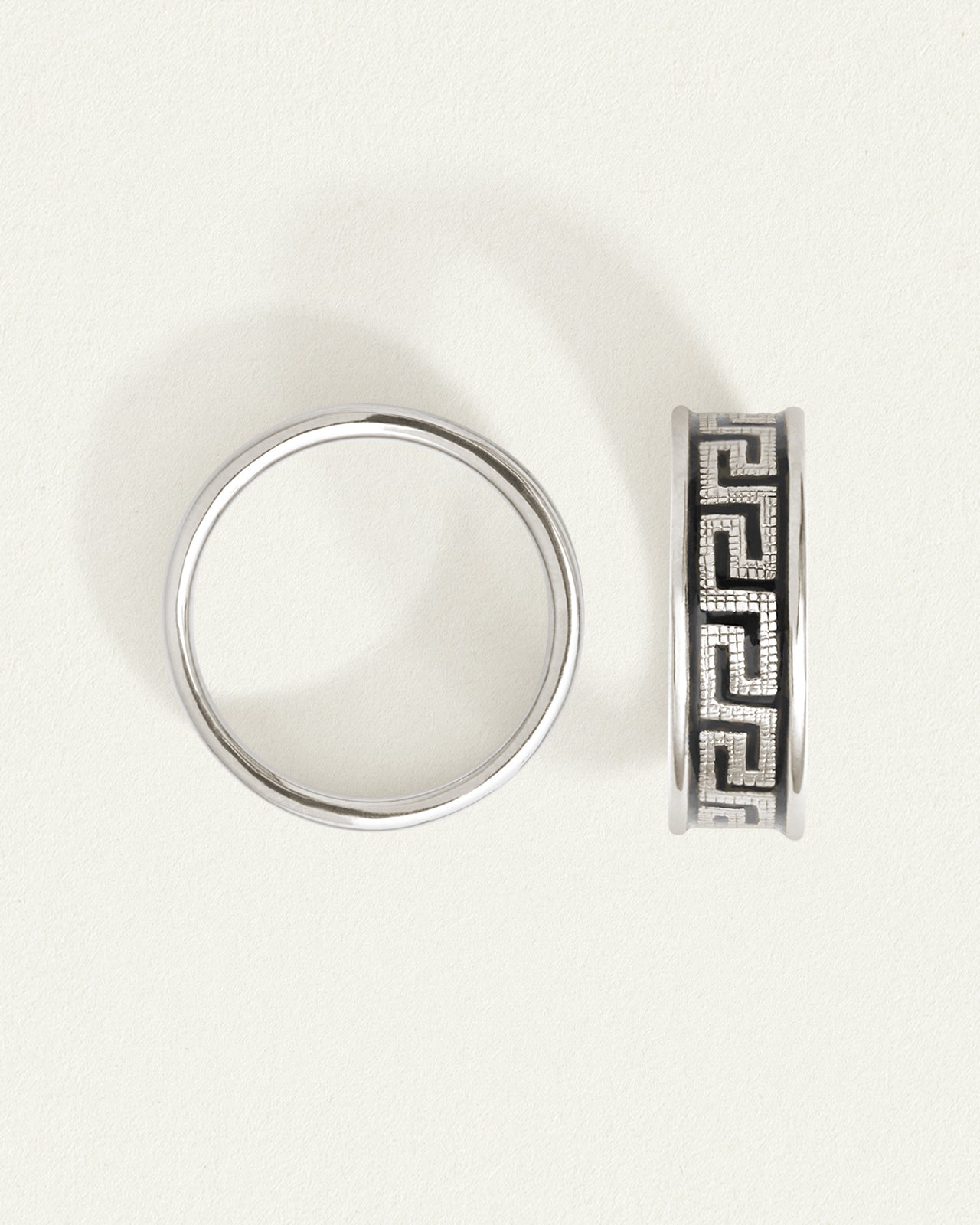 Meander Ring Silver – Temple of the Sun Jewellery